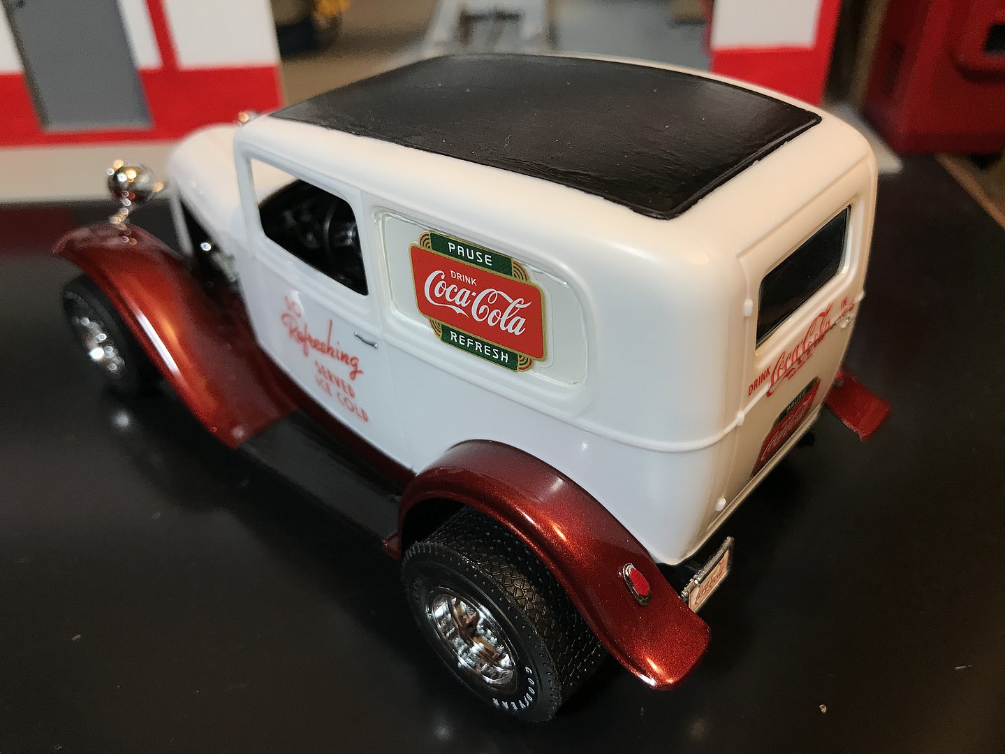 1932 Ford Sedan Delivery Truck, Coca-Cola -- Plastic Model Car Vehicle ...