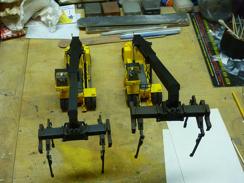 Kalmar Container Crane w/Trailer Lifting Arms Kit -- HO Scale Model ...