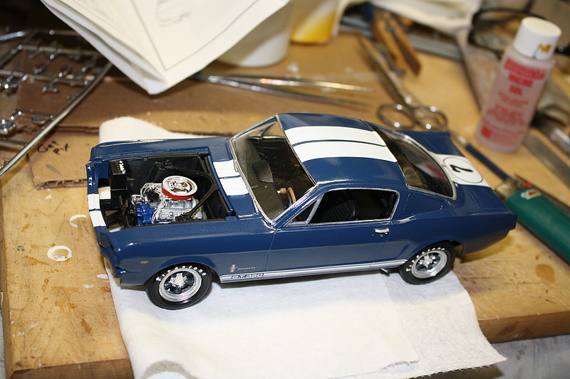 1966 Shelby Mustang GT350 -- Plastic Model Car Kit -- 1/24 Scale ...