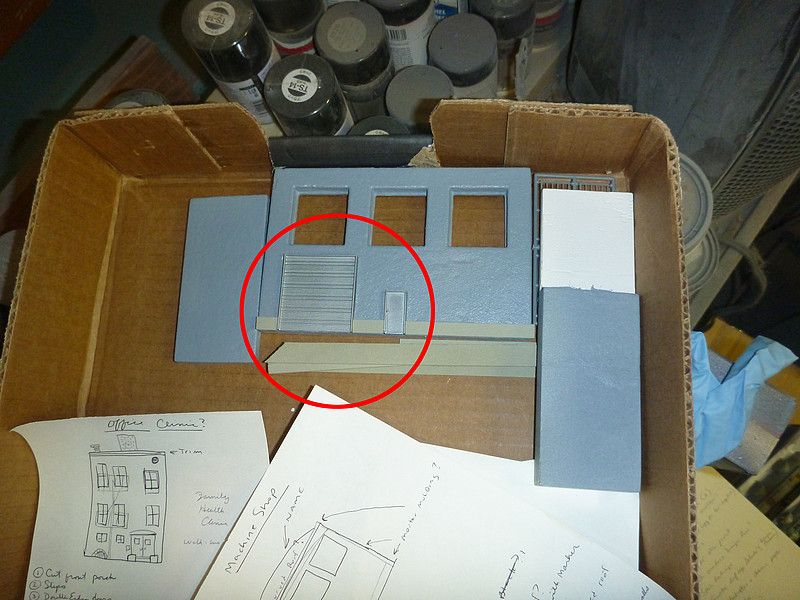 Roll Up Warehouse Door -- HO Scale Model Railroad Building Accessory ...