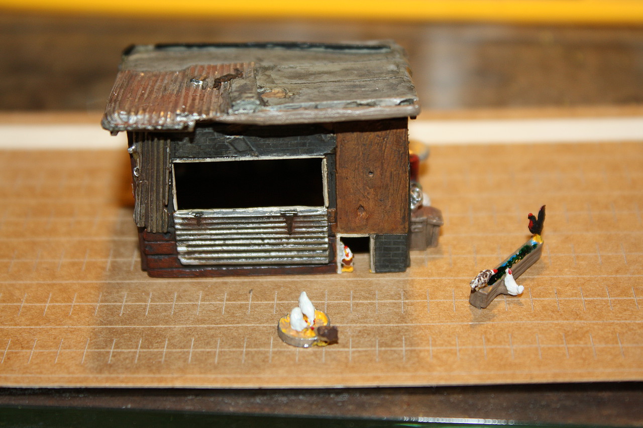 Chicken Coop -- HO Scale Model Railroad Building -- #d215 pictures by ...