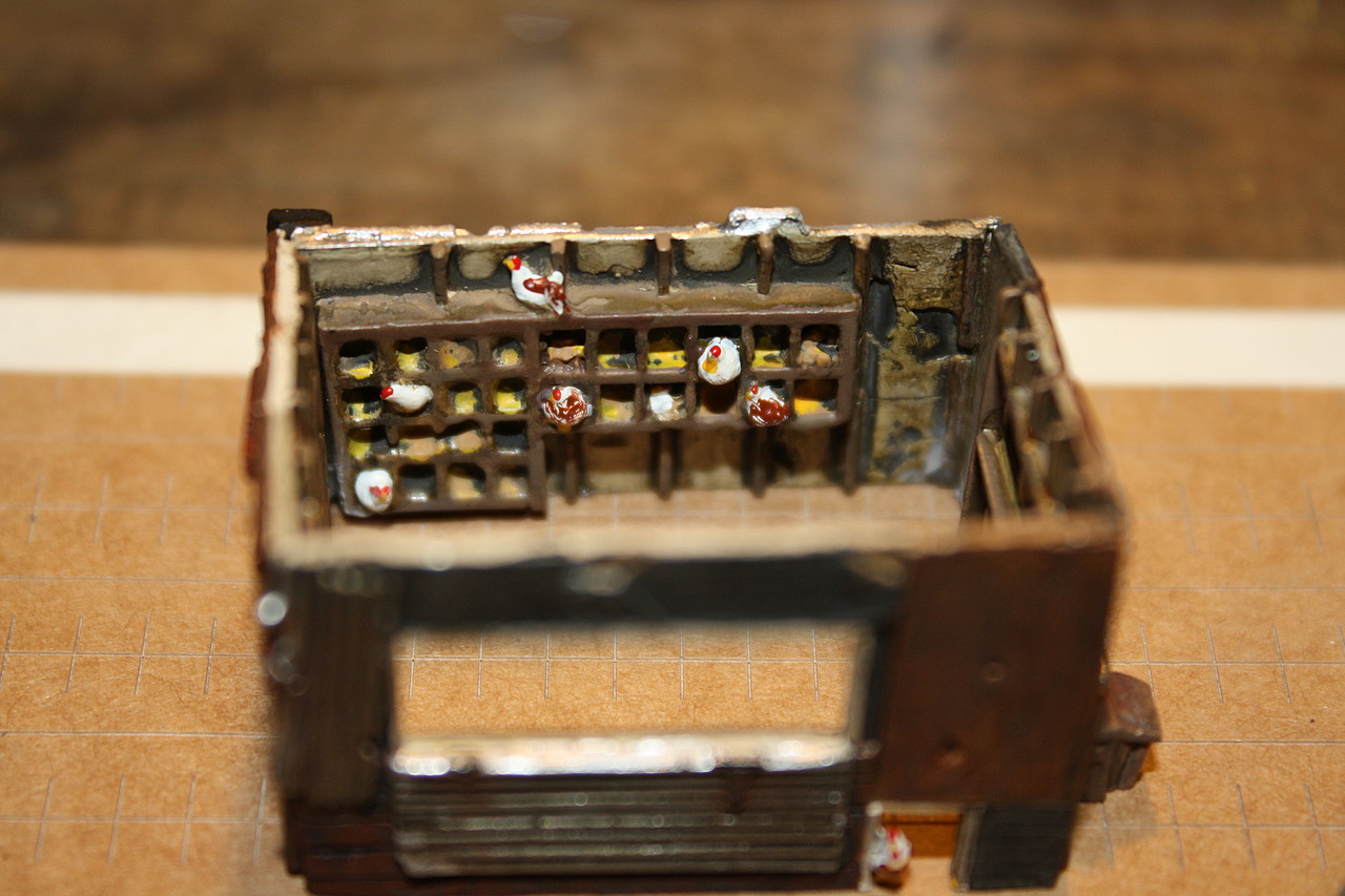 Chicken Coop -- HO Scale Model Railroad Building -- #d215 pictures by ...