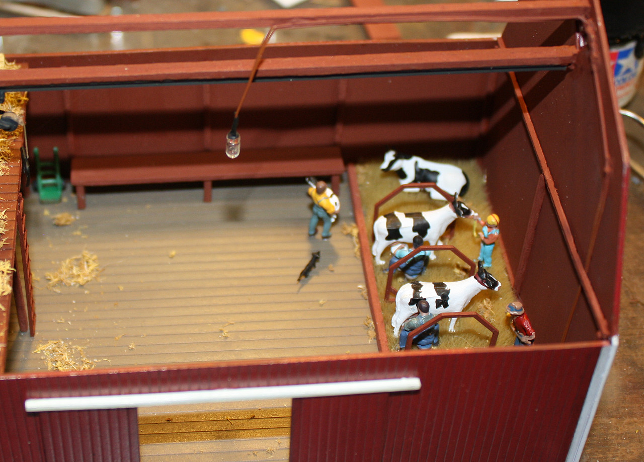 Gallery Pictures Woodland Dairy Farmers HO Scale Model Railroad Figure ...