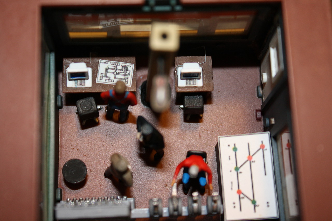 Signal Tower Interior Equipment Kit -- HO Scale Model Railroad Building ...