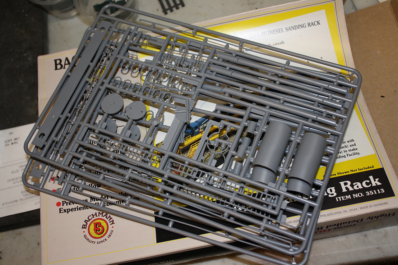 Diesel Sanding Rack Kit -- HO Scale Model Railroad Structure -- #113 ...