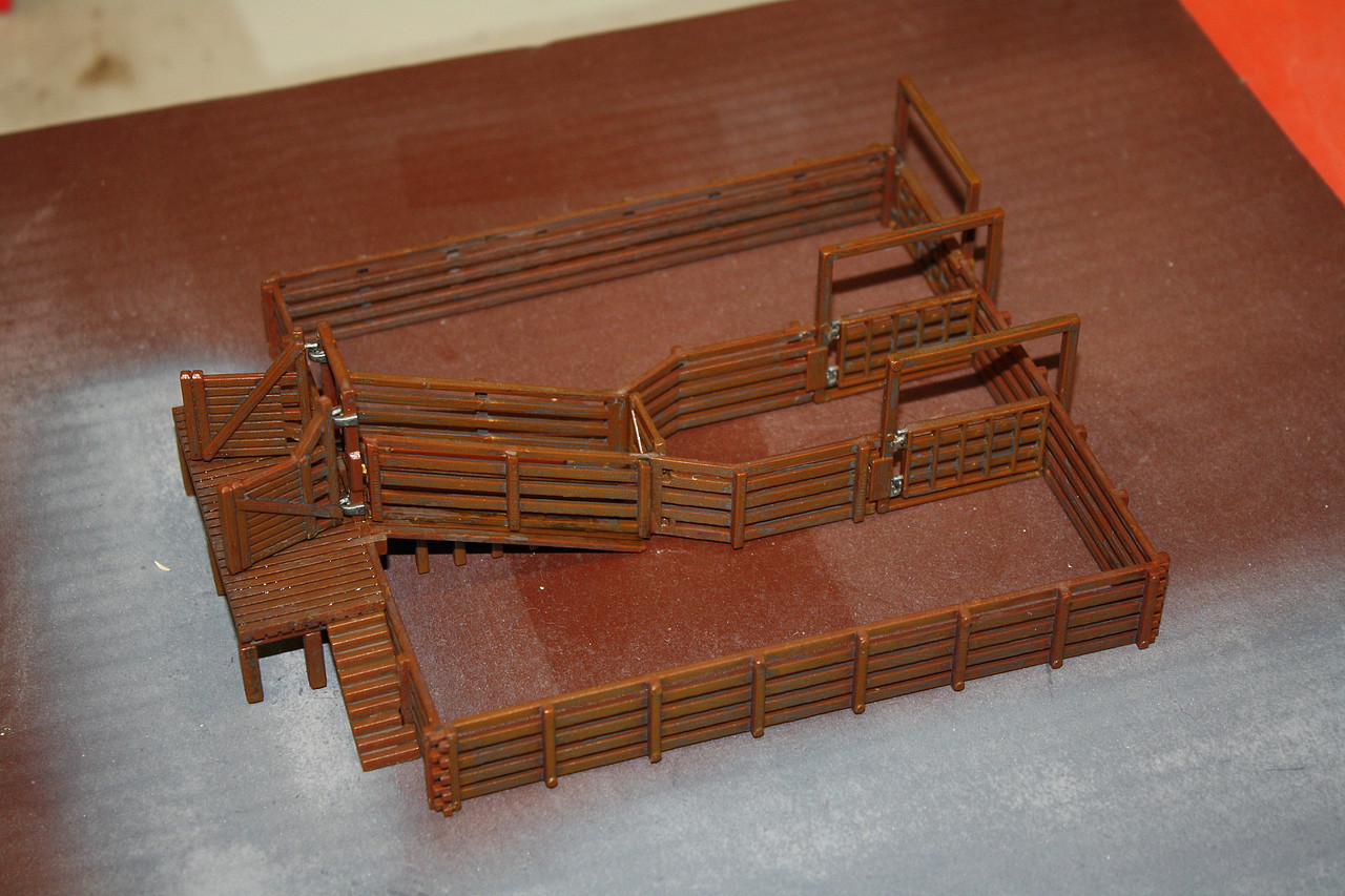 Stock Pen Snap Loc(R) Kit -- Model Train Building -- HO Scale -- #1378 ...