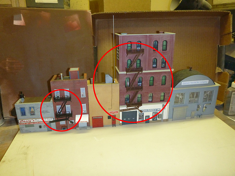 Vintage Fire Escape - Kit -- HO Scale Model Railroad Building Accessory ...