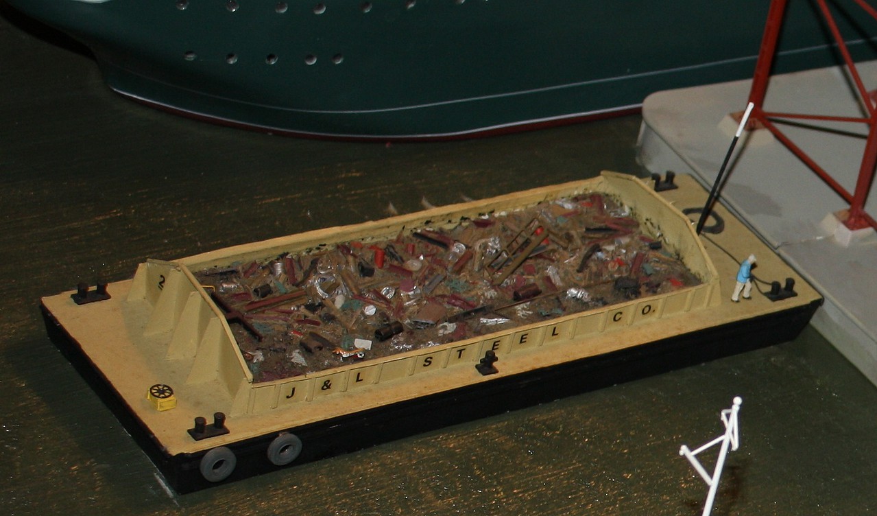 Faller Motor Cargo Barge Kit (Nonpowered Display Model) HO Scale Model ...