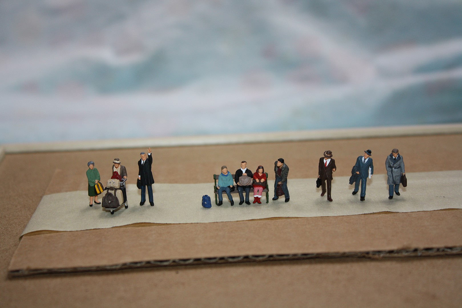 Assorted Unpainted Figures - At The Train Station -- Model Railroad ...