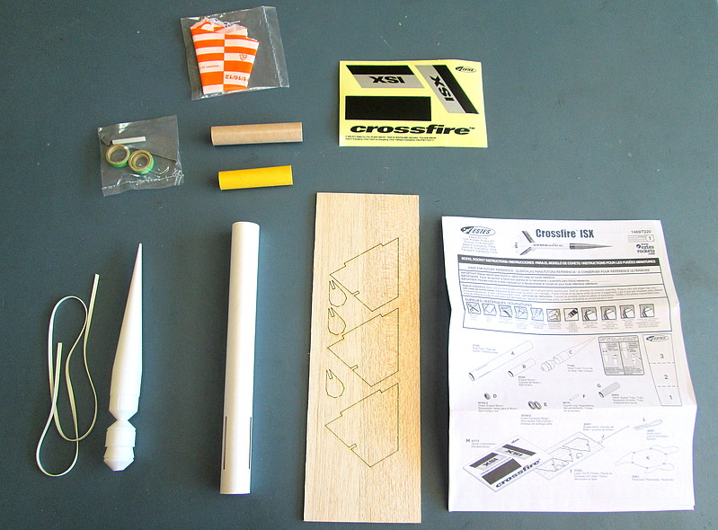 Crossfire ISX Model Rocket Kit -- Skill Level 1 -- #7220 pictures by ...