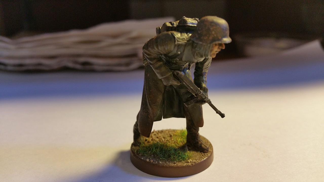 German Assault Infantry w/Winter Gear -- Plastic Model Military Figure ...