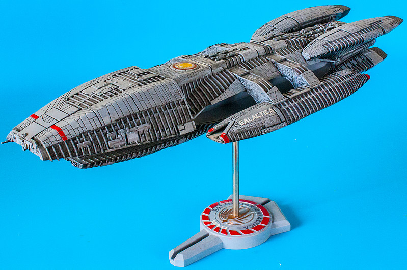 Battlestar Galactica Model Kit By Moebius Modifying And