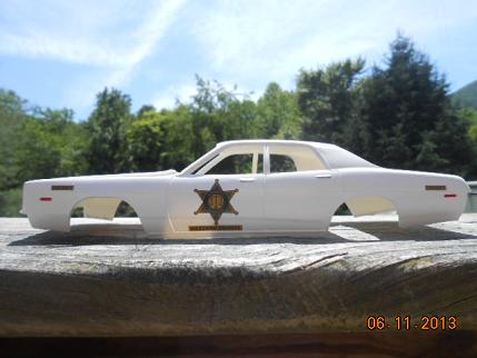 Roscoe's Dodge Monaco Police Car -- Plastic Model Car Kit -- 1/25 Scale ...