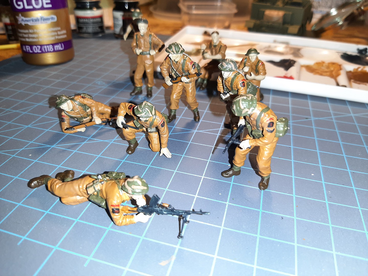 British Infantry Normandy (6) -- Plastic Model Military Figure -- 1/35 ...