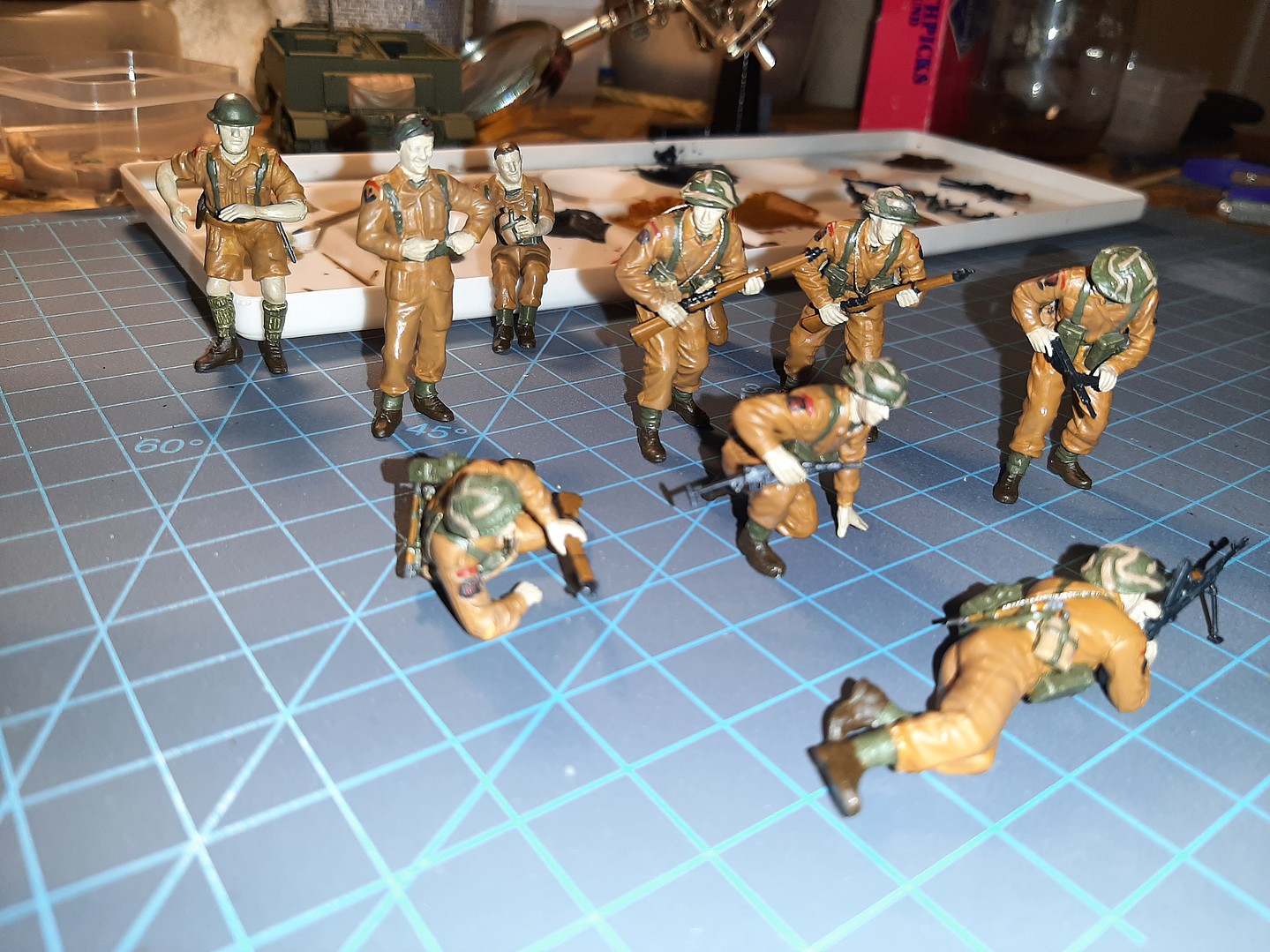 British Infantry Normandy (6) -- Plastic Model Military Figure -- 1/35 ...