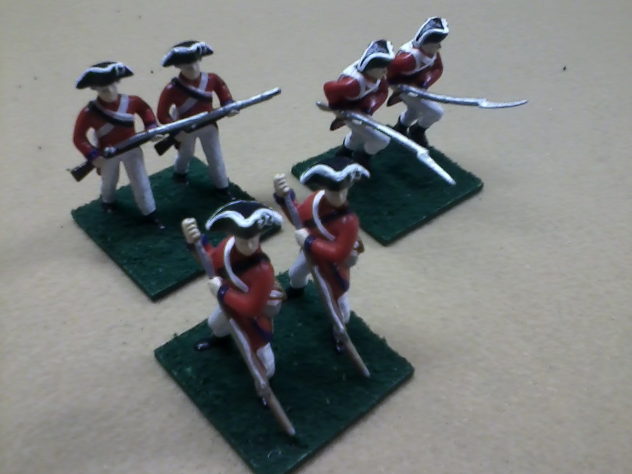 American Revolution British Army Infantry -- Plastic Model Military ...