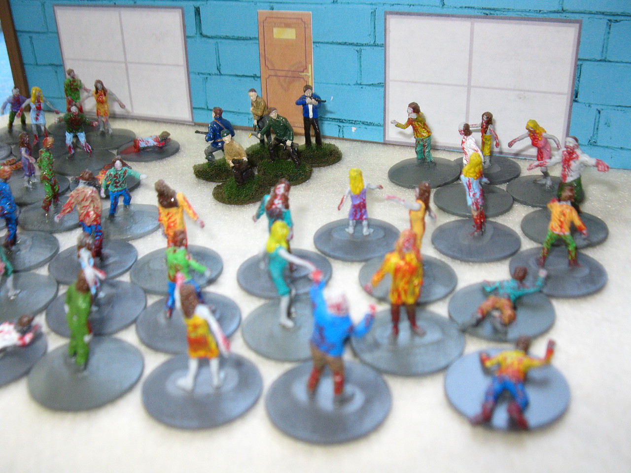 Modern Zombies (11) -- Plastic Model Figure -- 1/72 Scale -- #sf4 ...
