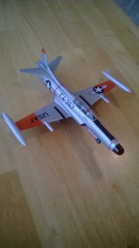 F-94 C Starfire Military Aircraft Plane -- Plastic Model Airplane Kit ...