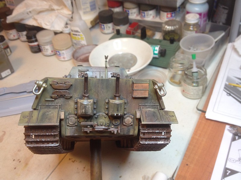 German Heavy Tank Destroyer Jagdtiger -- Plastic Model Military Vehicle ...