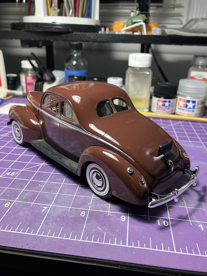 1940 Ford Coupe 2T -- Plastic Model Car Kit -- 1/25 Scale -- #1141m ...
