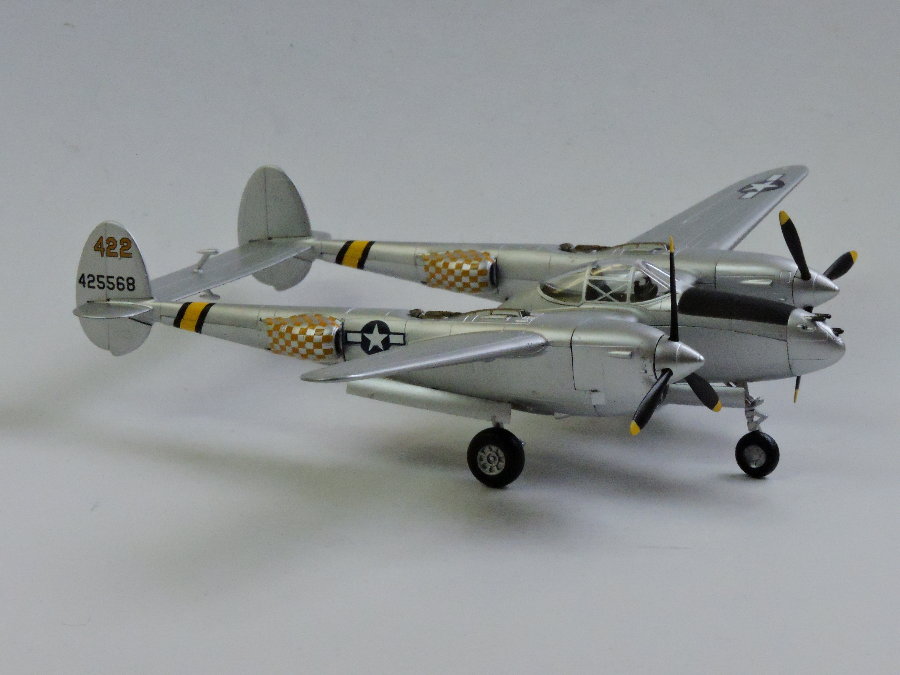 P38 Pacific Prowler 44th FS -- Pre Built Plastic Model Airplane -- 1/72 ...