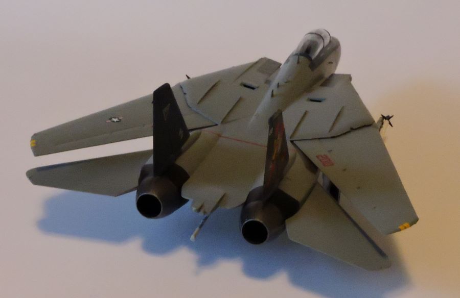 F14B Tomcat VF11 -- Pre Built Plastic Model Airplane -- 1/72 Scale ...