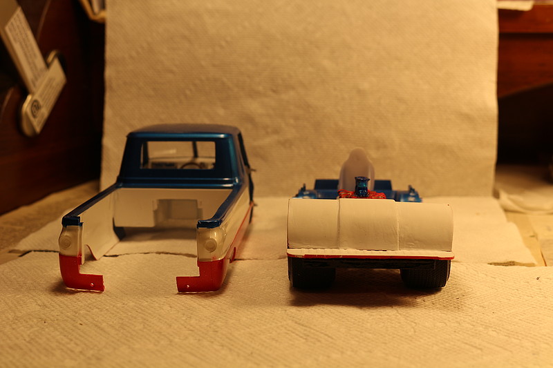 Dodge Little Red Wagon Racetruck -- Plastic Model Truck Kit -- 1/25 ...