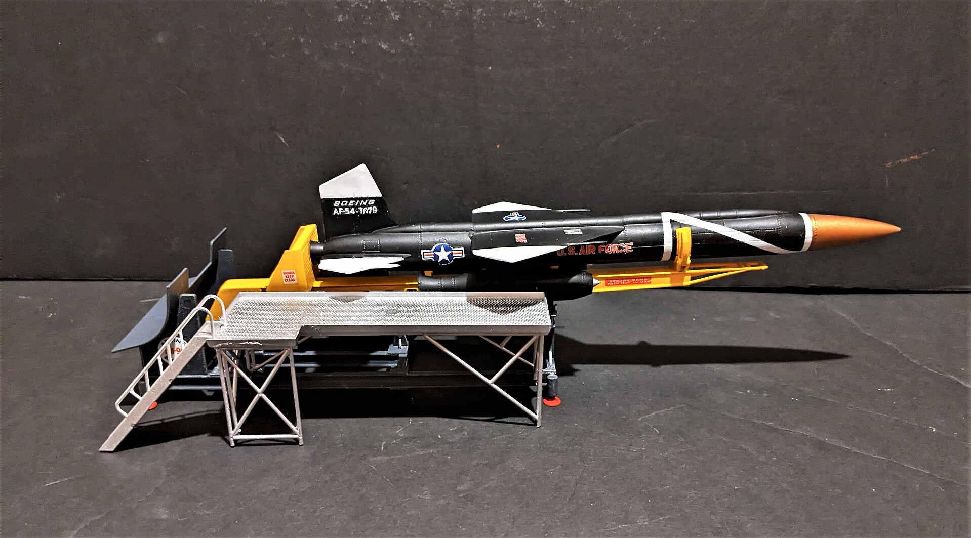 Boeing IM-99 Bomarc Missile w/ Launch Platform -- Plastic Model Missile ...