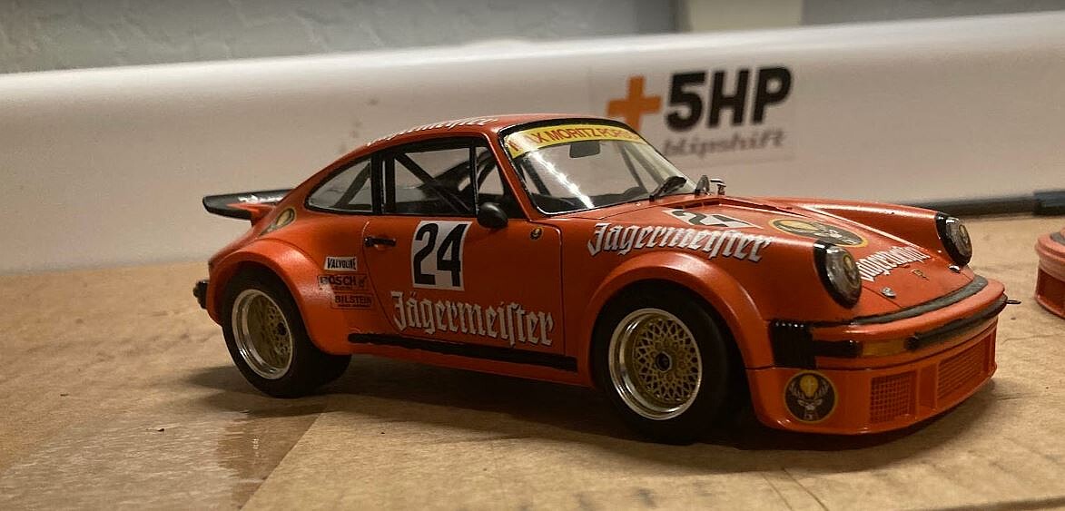 Porsche Turbo RSR Type 934 Jagermeister Racecar -- Plastic Model Car ...