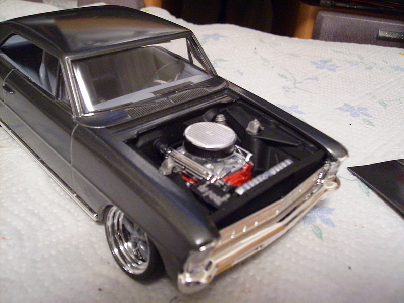 1966 Chevy Nova Pro Street -- Plastic Model Car Kit -- 1/25 Scale ...
