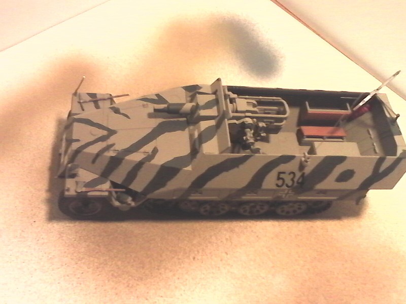 German Sd.Kfz. 251/9 Kanonenwagen -- Plastic Model Military Vehicle Kit ...