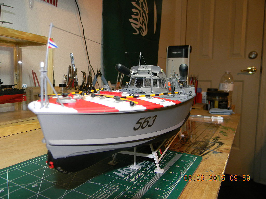M.A.S. 568 4a Torpedo Armed Boat -- Plastic Model Military Ship Kit ...