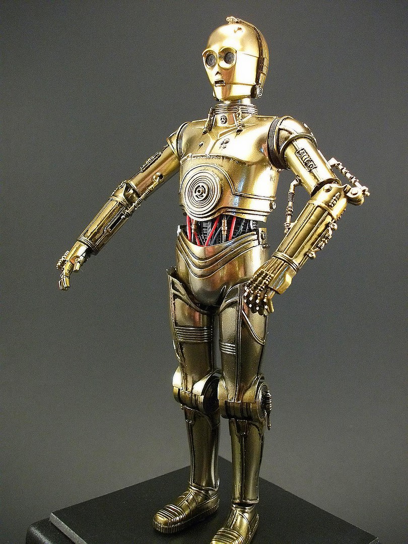 Star Wars- C3PO Droid Figure (Snap) -- Science Fiction Plastic Model ...