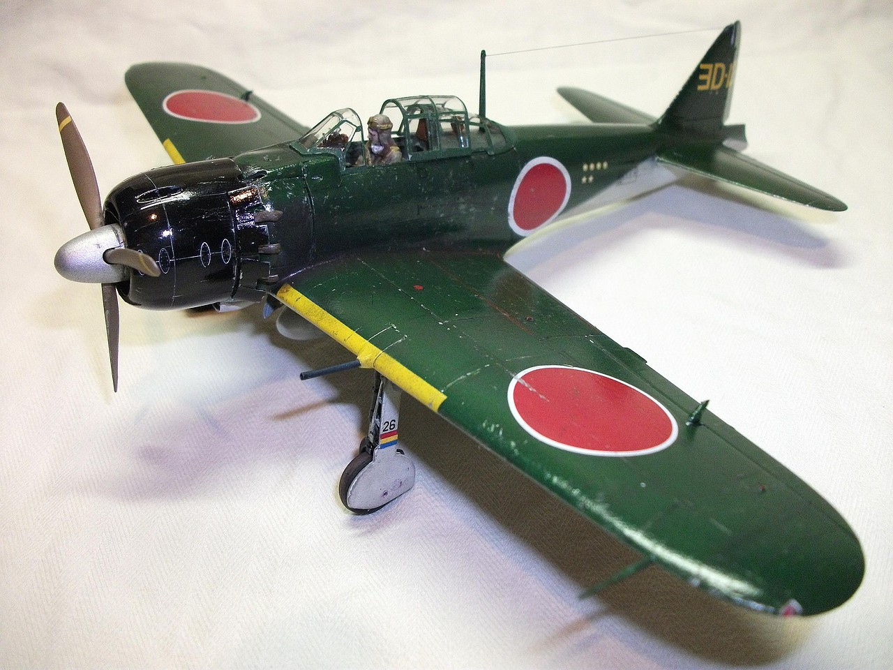Mitsubishi A6M5/5a Zero Fighter Zeke Aircraft -- Plastic Model Airplane ...