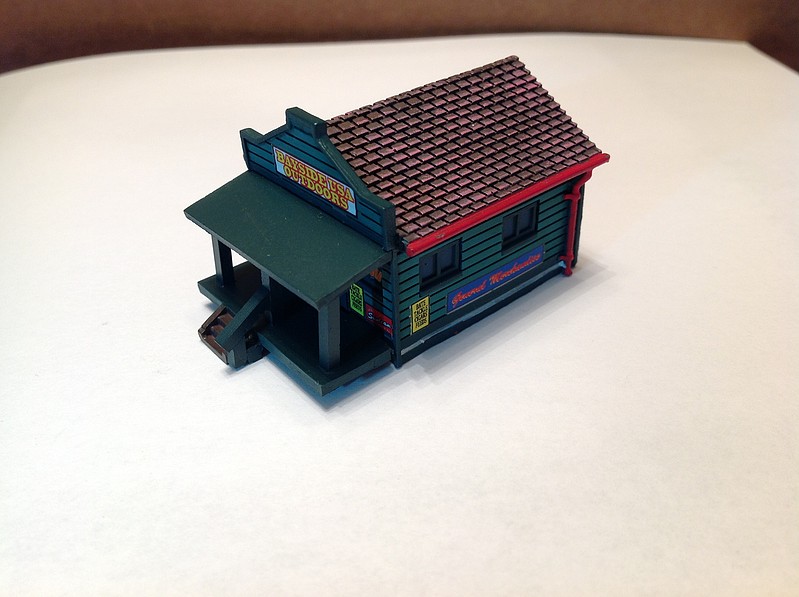 Country General Store Assembled Perma-Scene -- N Scale Model Railroad ...