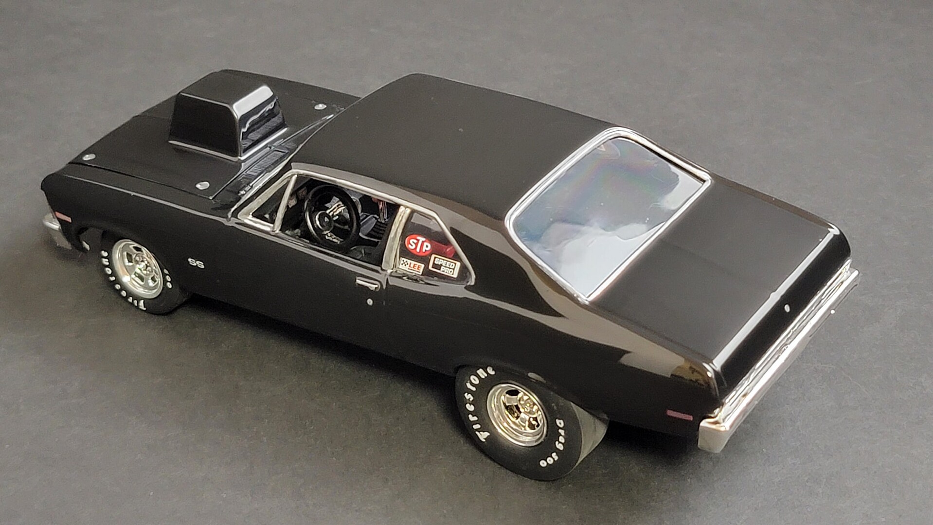 1972 Chevy Nova SS 'Old Pro' 2T -- Plastic Model Car Kit -- 1/25 Scale ...