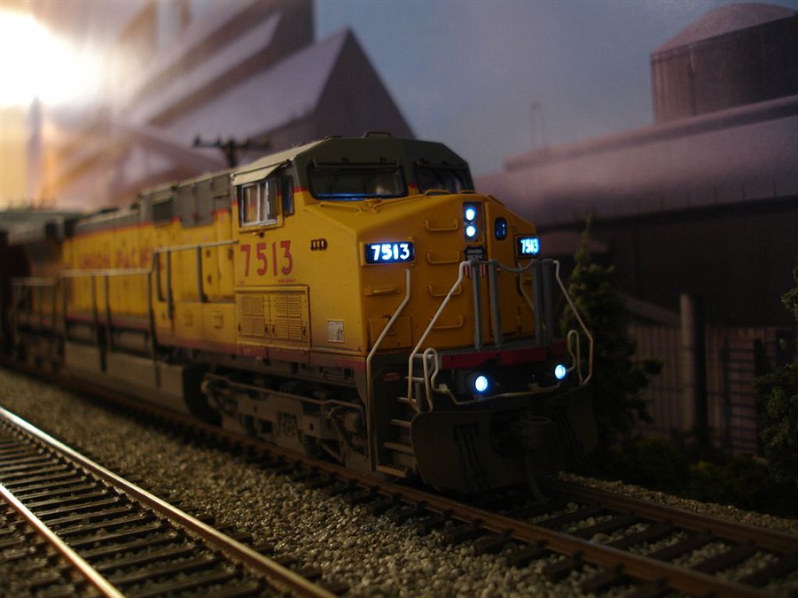 GE AC6000 Union Pacific #7516 DCC and Sound -- HO Scale Model Train ...
