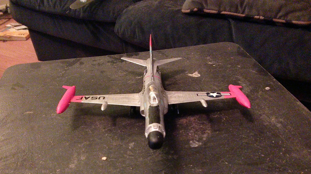 F-94 C Starfire Military Aircraft Plane -- Plastic Model Airplane Kit ...