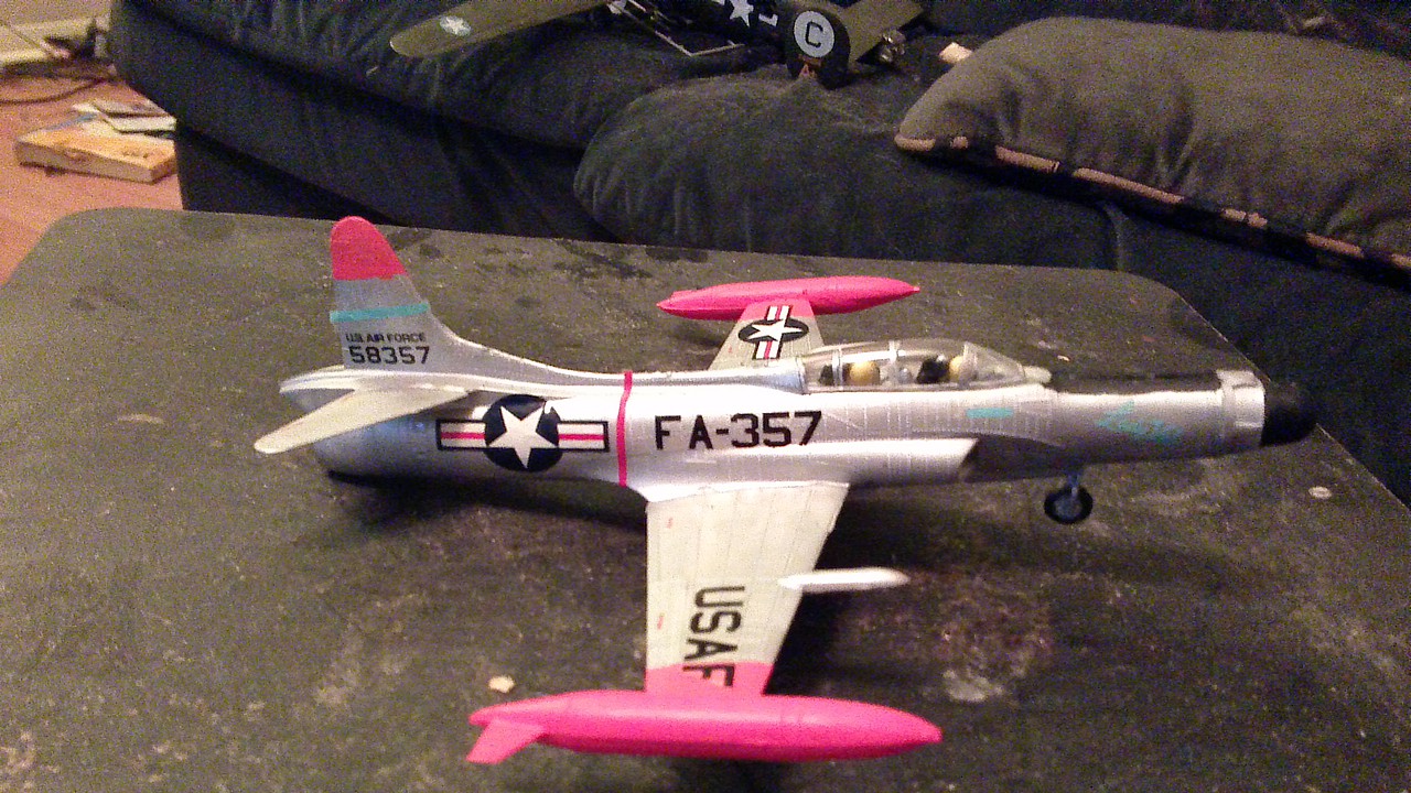 F-94 C Starfire Military Aircraft Plane -- Plastic Model Airplane Kit ...