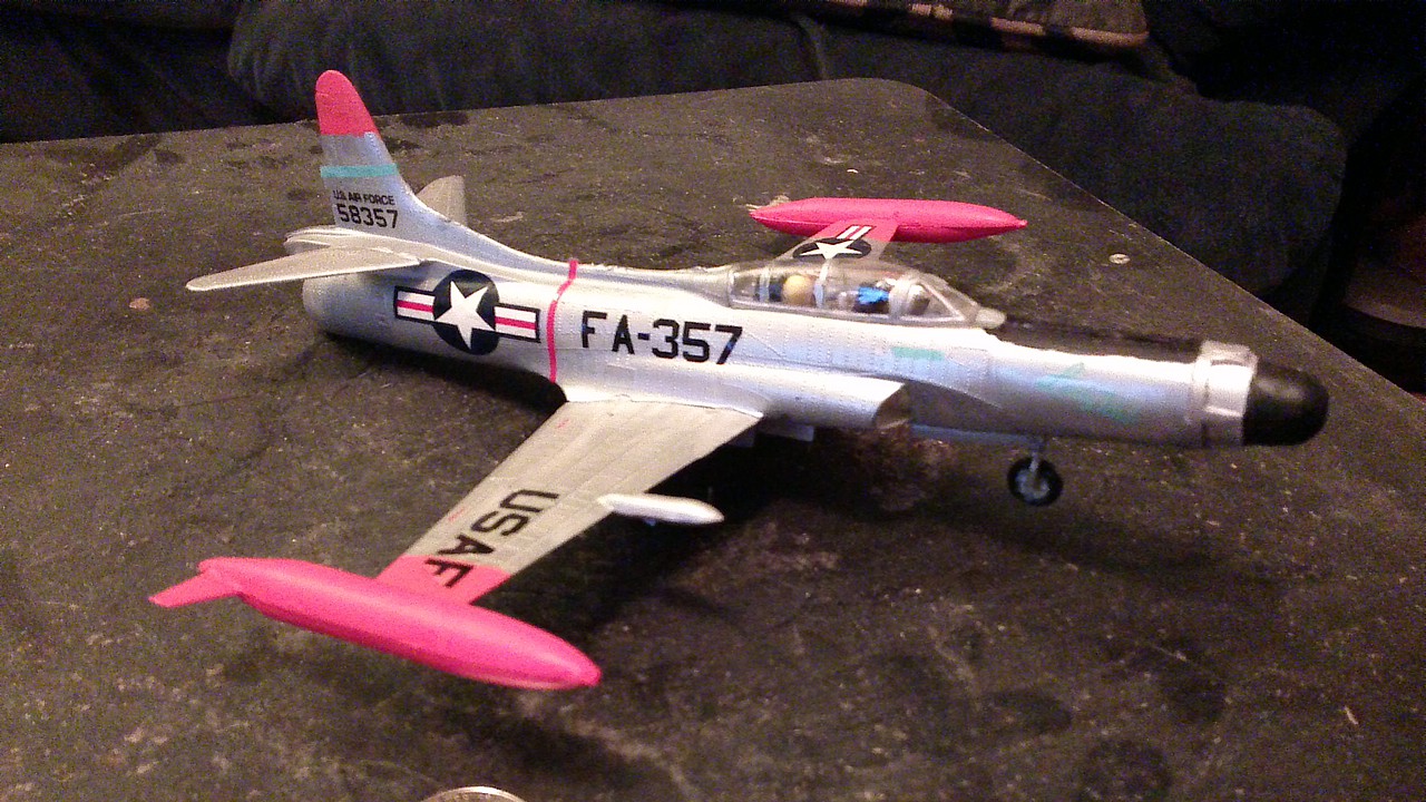 F-94 C Starfire Military Aircraft Plane -- Plastic Model Airplane Kit ...