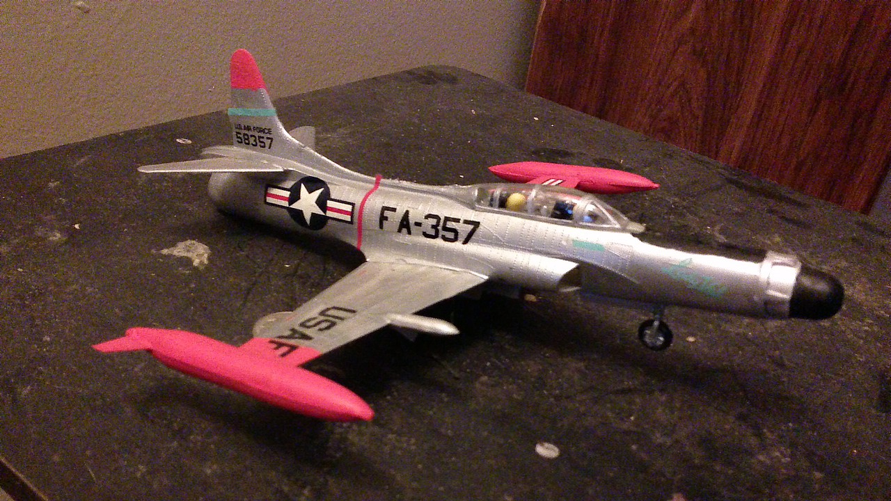 F-94 C Starfire Military Aircraft Plane -- Plastic Model Airplane Kit ...