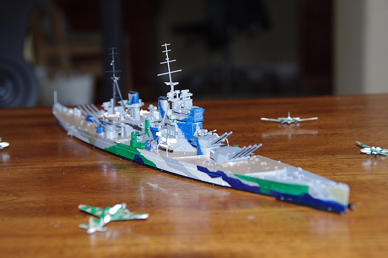 British Prince of Wales Battleship Boat -- Plastic Model Military Ship ...
