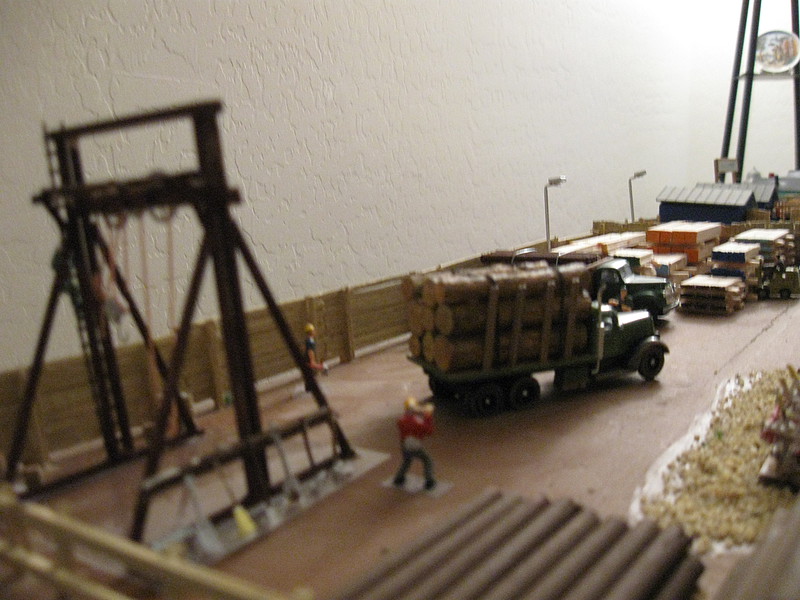 Tim Burr Logging -- Autoscene -- HO Scale Model Railroad Figure -- # ...
