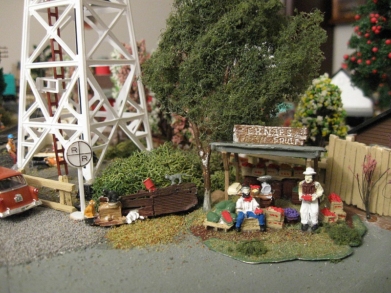 Ernie's Fruit Stand -- HO Scale Mini-Scene Unpainted Metal Kit -- Model ...