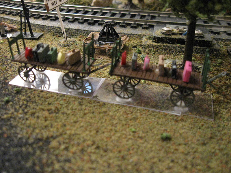 Depot Baggage Wagons (2) -- Plastic Model Kit -- HO Scale -- #301 ...