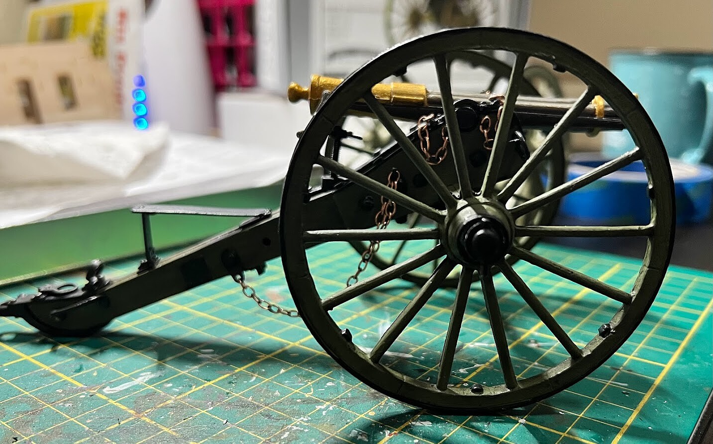 Gallery Pictures Model-Shipways Gatling Gun Model 1866 Model Military ...