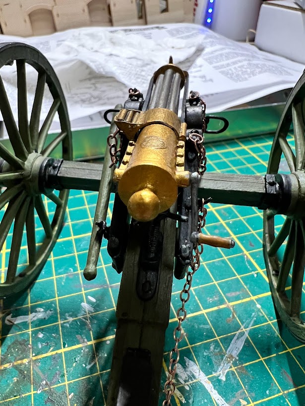 Gatling Gun Model 1866 -- Model Military Weapon Kit -- 1/16 Scale ...