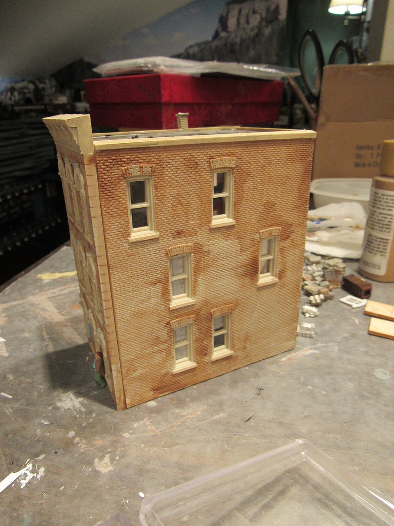 Townhouse #2 Kit -- HO Scale Model Railroad Building -- #woo11000 ...