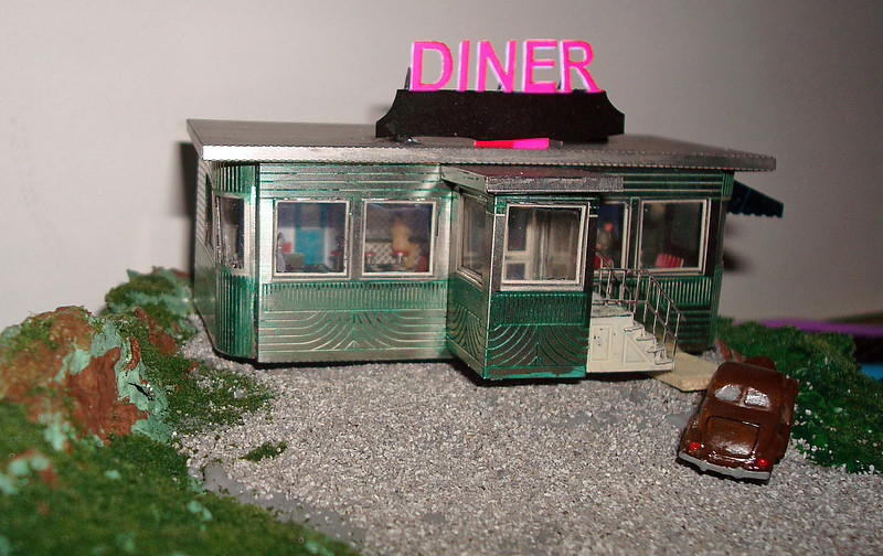 PARKWAY DINER -- N Scale Model Railroad Building -- #160100 pictures by ...