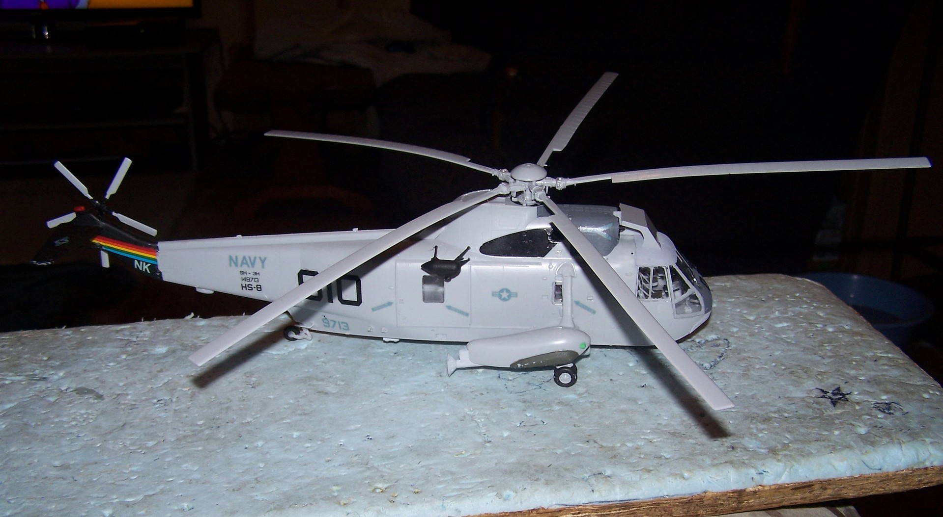 Gallery Pictures Hasegawa SH3H Sea King Helicopter Plastic Model ...